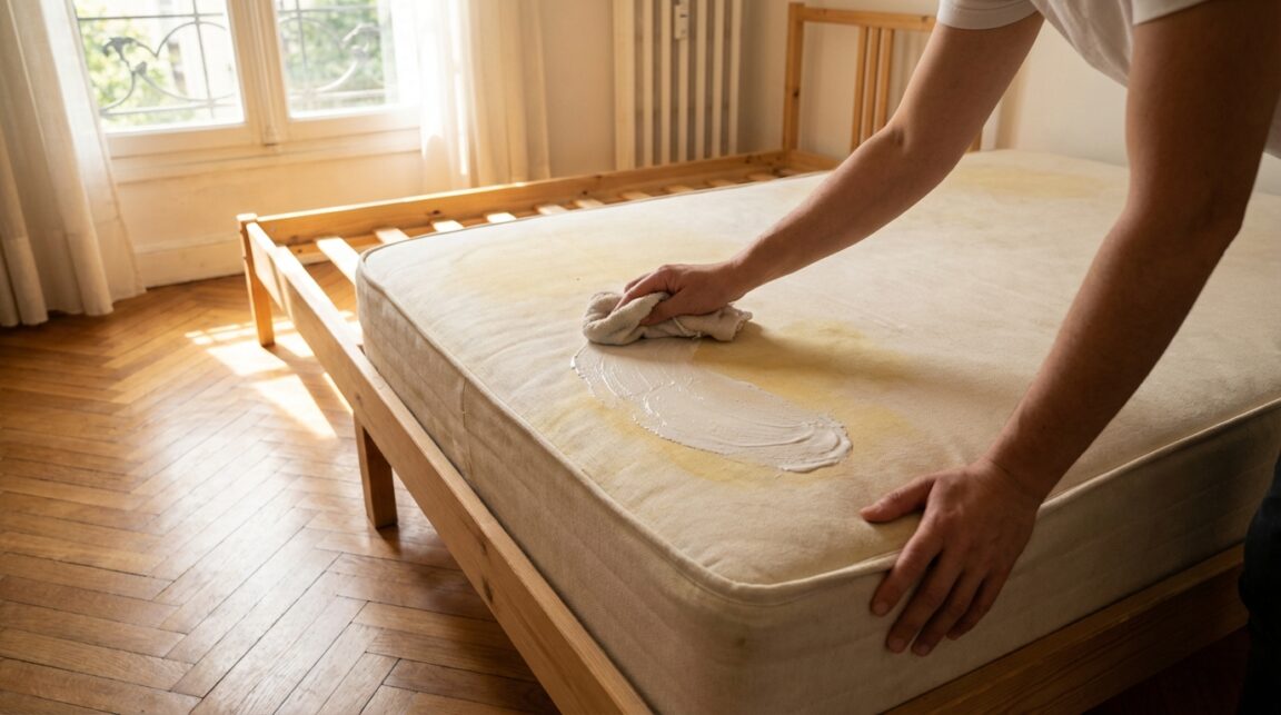 Matelas : comment venir à bout des taches de sueur incrustées sans ...